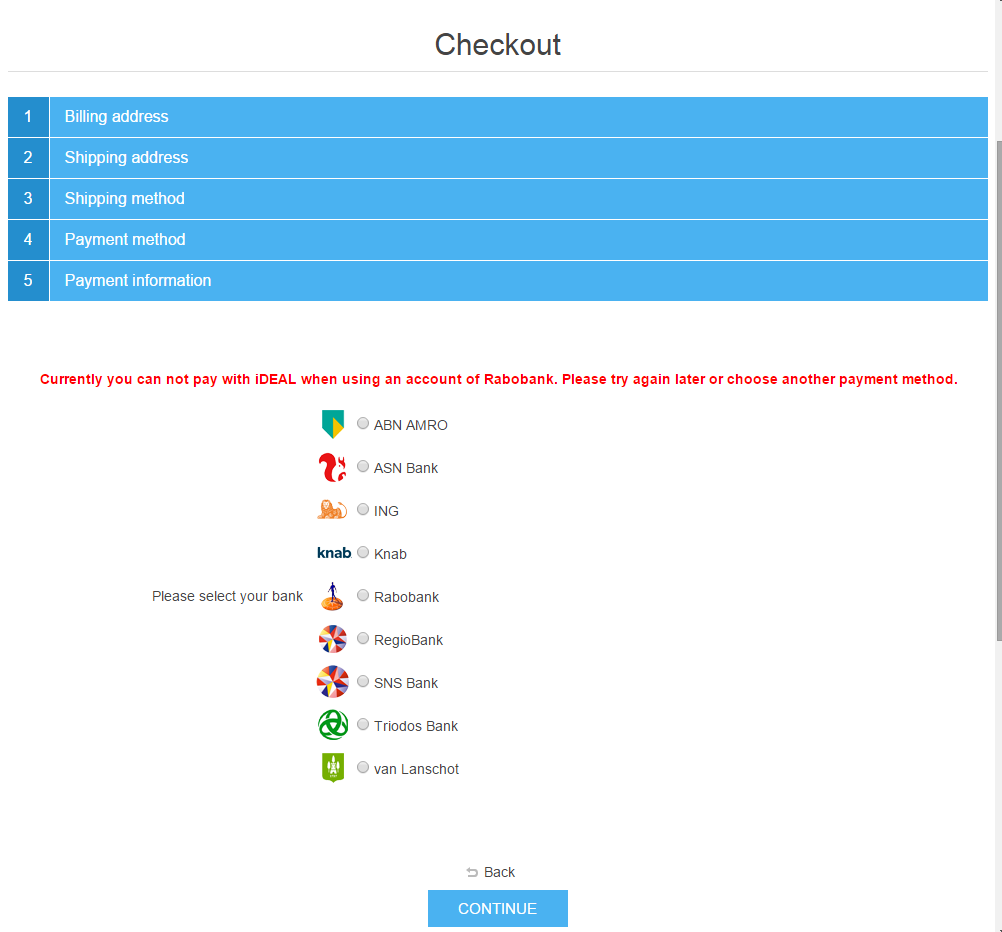 Mollie iDeal payment module for nopCommerce - SWS Solutions
